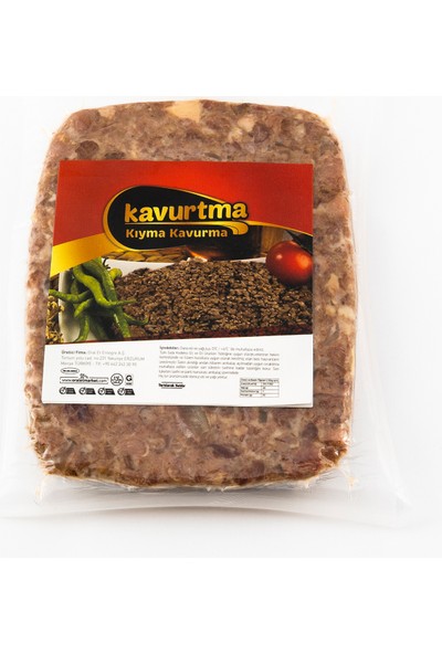 Oral Et Dana Etinden Kıyma Kavurma 400 gr Oral Et Dana Etinden Kıyma Kavurma 400 gr