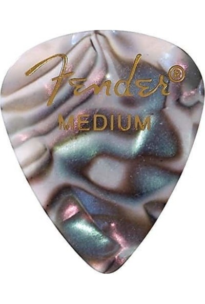 Fender 351 Shape Shell Medium Picks - 1 Adet Gitar Penası Fender 351 Shape Shell Medium Picks - 1 Adet Gitar Penası