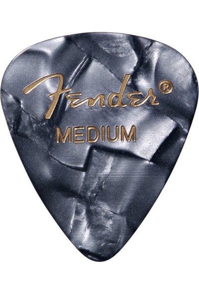 Fender 351 Premium Celluloid Picks Black Moto Medium 1 Adet Pena Fender 351 Premium Celluloid Picks Black Moto Medium 1 Adet Pena