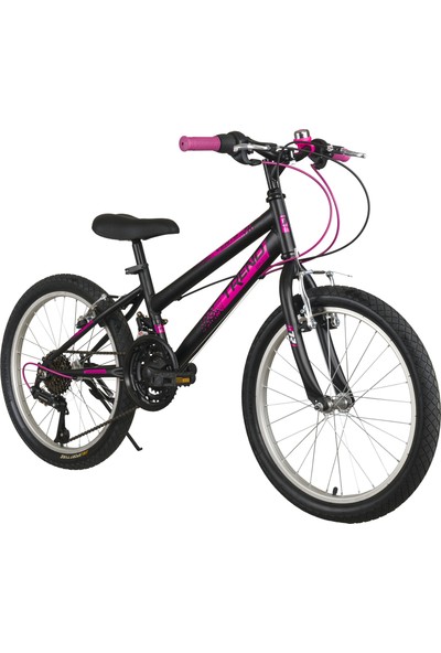 Trendbike Mistral L 20 Jant 18. Vites Bisiklet 6-10 Yaş Kız Çocuk Bisikleti Siyah-Fuşya 20.411-S-F Trendbike Mistral L 20 Jant 18. Vites Bisiklet 6-10 Yaş Kız Çocuk Bisikleti Siyah-Fuşya 20.411-S-F