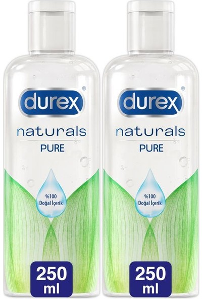 Durex Kayganlaştırıcı Jel Naturals 250 ml x 2 Adet