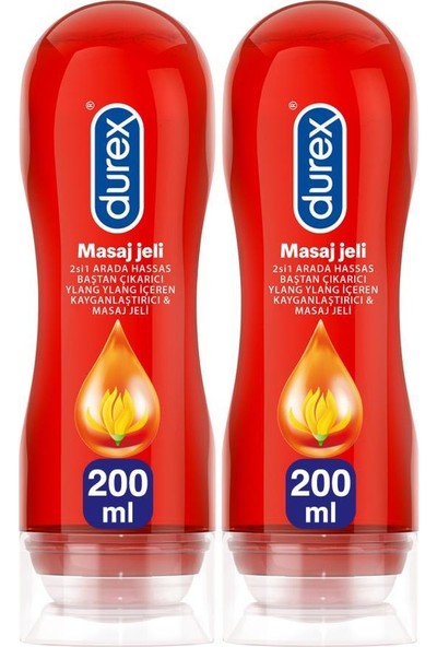 Durex Hassas Kayganlaştırıcı & Masaj Jeli 200 ml X 2