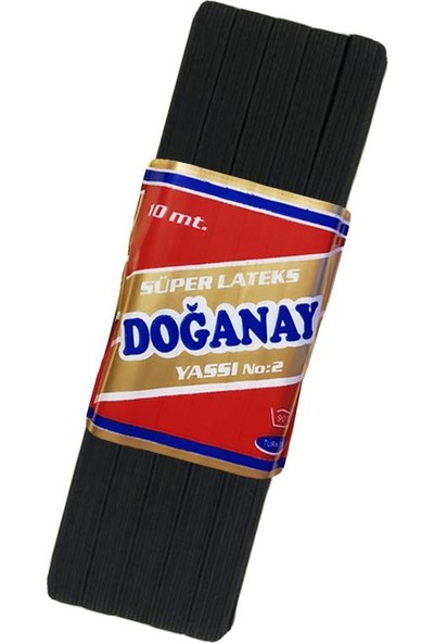 Doğanay Yassı Lastik 10 Metre No: 2 Bel Paça Don Etek Lastiği Doğanay Yassı Lastik 10 Metre No: 2 Bel Paça Don Etek Lastiği