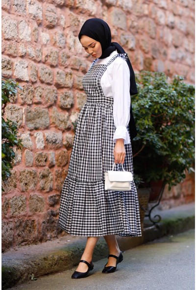 Meqlife Pötikare Jile Elbise Oversize Gömlekli