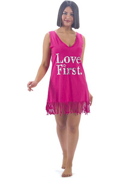 Howin Kadın Püsküllü Plaj Elbisesi