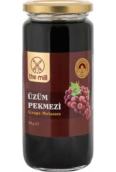The Mill Üzüm Pekmezi 620 gr Cam Kavanoz - Helal - Vegan - Doğal Olarak İşlenmiş - Atıştırmalık ve Kahvaltı İçin İdeal - Tahinle Tüketilebilir - Demir, Vitamin ve Enerji Kaynağı - Lezzetli The Mill Üzüm Pekmezi 620 gr Cam Kavanoz - Helal - Vegan - Doğal Olarak İşlenmiş - Atıştırmalık ve Kahvaltı İçin İdeal - Tahinle Tüketilebilir - Demir, Vitamin ve Enerji Kaynağı - Lezzetli