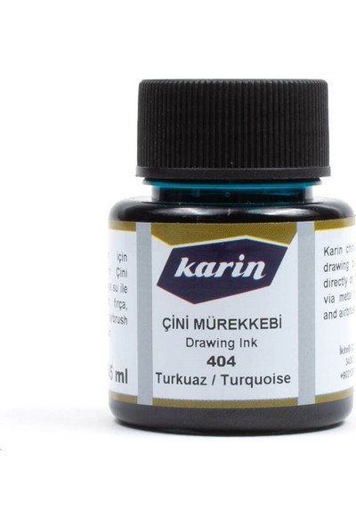 Karin Çini Mürekkebi 45 ml - Turkuaz