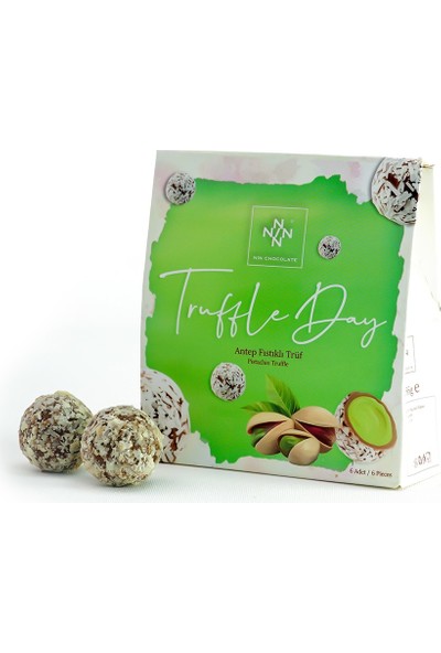 Nin Chocolate Truffle Day Antep Fıstıklı 66 gr Nin Chocolate Truffle Day Antep Fıstıklı 66 gr