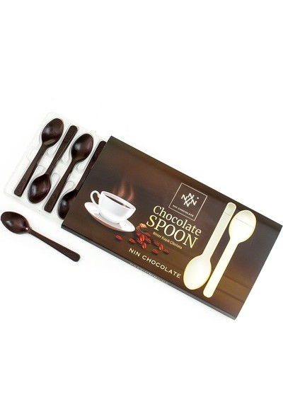 Nin Chocolate Bitter Kaşık Çikolata 90 gr Nin Chocolate Bitter Kaşık Çikolata 90 gr