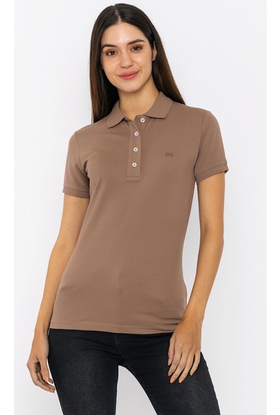 Basics&more Kadın Polo Yaka T-Shirt Basics&more Kadın Polo Yaka T-Shirt