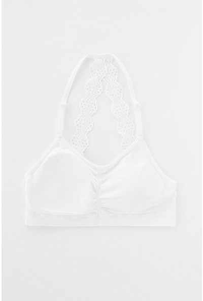 Penti Optik Beyaz Kız Çocuk Yarım Atlet