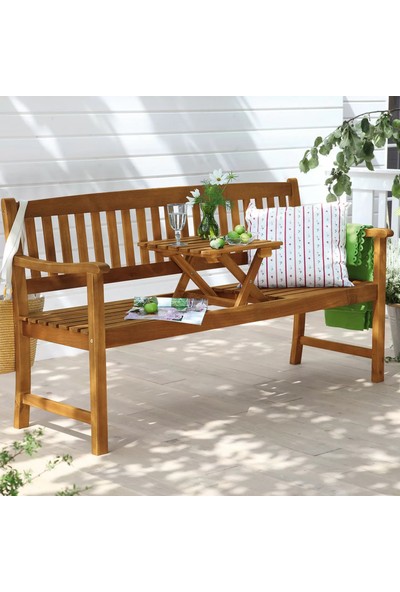 Loya Diana Bahçe Bankı Sehpalı