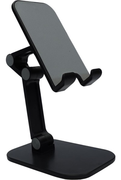 Juo Abs Plastik Masaüstü Ayarlanabilir Telefon Tablet Tutucu Siyah Juo Abs Plastik Masaüstü Ayarlanabilir Telefon Tablet Tutucu Siyah