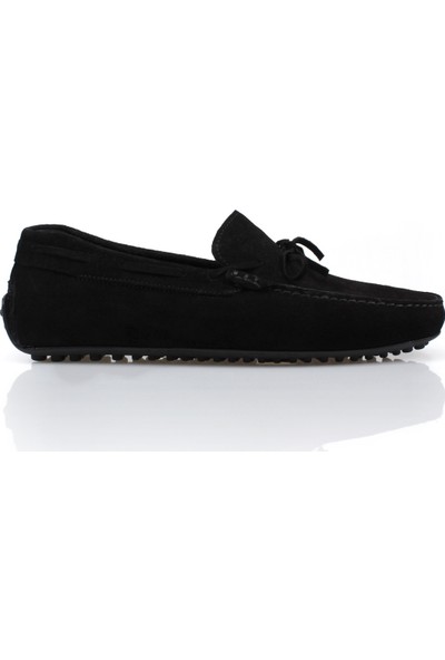 Alba Driving Siyah Deri Erkek Loafer