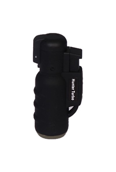 Clipper Hunter Model Tek Pürmüz Gazlı Çakmak / Siyah Renk