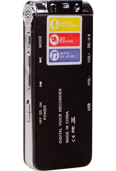 HT-128 Pro Dijital Ses Kayıt Cihazı 8 GB Hafıza