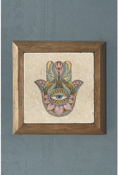 Oscar Stone Masif Çerçeveli Fatma Ana Eli (Bereket) Doğaltaş Tablo Pano Oscar Stone Decor 28X28 cm Oscar Stone Masif Çerçeveli Fatma Ana Eli (Bereket) Doğaltaş Tablo Pano Oscar Stone Decor 28X28 cm