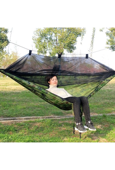 Mega Cibinlikli Hamak Kamp Hamağı Mega Cibinlikli Hamak Kamp Hamağı
