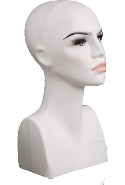 Modern Raf Kafa Omuzlu Beyaz Makyajlı Manken