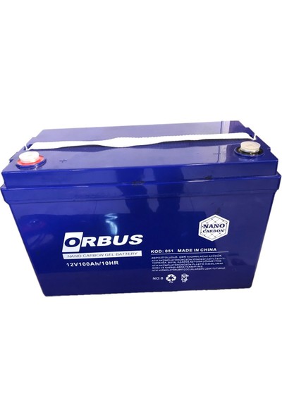 Alpex 12 Volt 100 Ah Karbon Jel Akü Orbus Alpex 12 Volt 100 Ah Karbon Jel Akü Orbus
