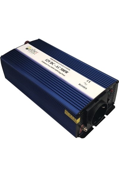 Alpex 500 W 12 Volt Tam Sinüs Inverter Alpex 500 W 12 Volt Tam Sinüs Inverter