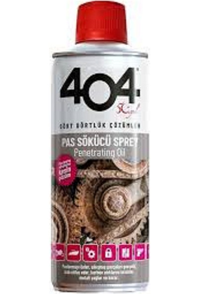 404 Orıjınal 404 Pas Sökücü -Pas Önleyici -Yağlayıcı Sprey 200ML 404 Orıjınal 404 Pas Sökücü -Pas Önleyici -Yağlayıcı Sprey 200ML