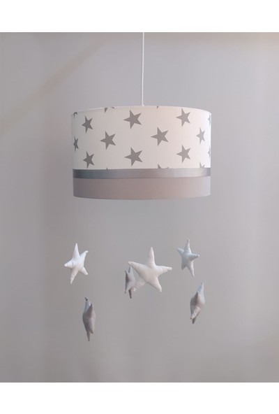 Ege Light Egelight Beyaz Griyıldızlı Süslü 35 Çap Büyük Boy Çocuk Genç Bebek Odası Avize Tekli Sarkıt Ege Light Egelight Beyaz Griyıldızlı Süslü 35 Çap Büyük Boy Çocuk Genç Bebek Odası Avize Tekli Sarkıt