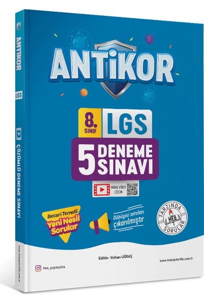 FDD Yayınları Antiko LGS 5'li Deneme Seti