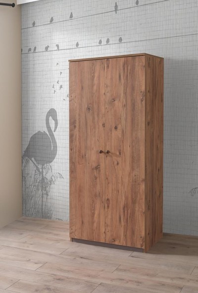 Ekonomik 2 Kapılı Gardrop Elbise Dolabı 80x53x180cm Ekonomik 2 Kapılı Gardrop Elbise Dolabı 80x53x180cm