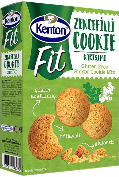 Kenton Zencefilli Glutensiz Kurabiye Karışımı 240 gr