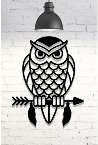 Salsepete Lazer Kesim Ahşap Duvar Dekoru Baykuş Salsepete Lazer Kesim Ahşap Duvar Dekoru Baykuş