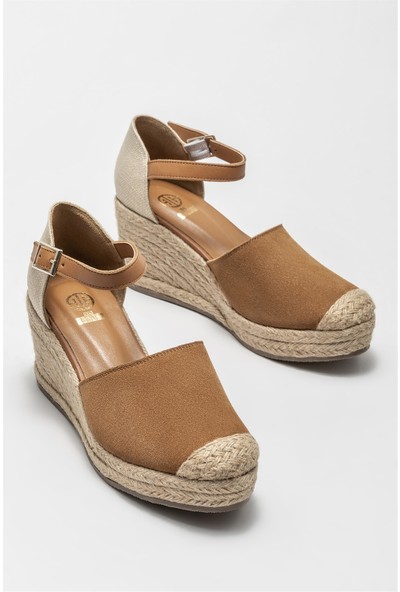 Elle Taba Deri Kadın Espadril