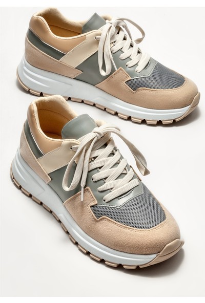Elle Bej Kadın Spor Ayakkabı