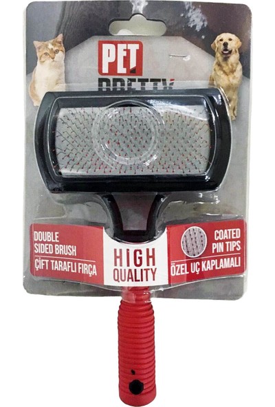 Pet Pretty Petpretty Çift Taraflı Kedi Köpek Tarağı