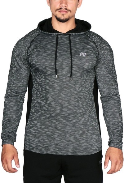 Musclecloth Pro Pike Kapüşonlu Sweatshirt Siyah