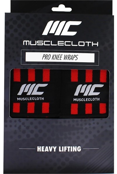 Musclecloth Pro Knee Wraps Diz Bandajı 2'li Paket Musclecloth Pro Knee Wraps Diz Bandajı 2'li Paket