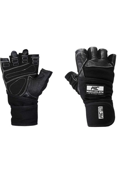 Musclecloth Pro Fitness Ağırlık Eldiveni Siyah