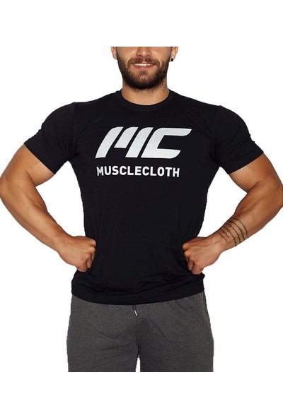 Musclecloth Basic T-Shirt Siyah Musclecloth Basic T-Shirt Siyah