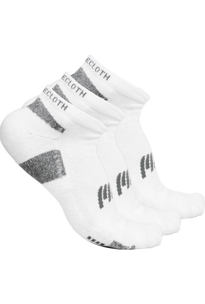 Musclecloth Stay Fresh Çorap 3'lü Paket Beyaz