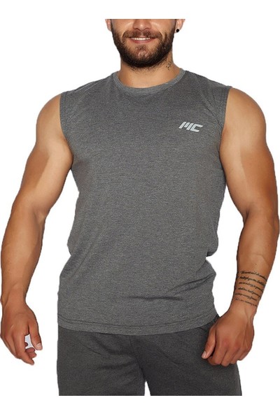 Musclecloth Training Kolsuz T-Shirt - Gri