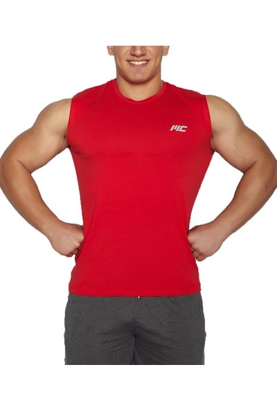 Musclecloth Training Kolsuz T-Shirt Kırmızı
