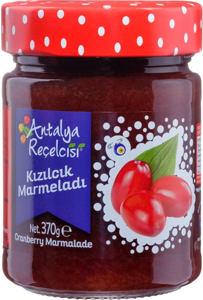 Antalya Reçelcisi Kızılcık Marmeladı 370 gr
