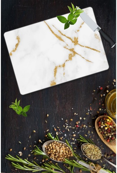 Saban Çoklu Simler Cam Kesme Tahtası | 30 x 40 cm.