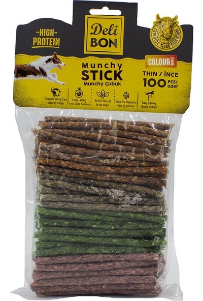 Delibon Deriden Munchy Çubuk 100 Lü Paket Delibon Deriden Munchy Çubuk 100 Lü Paket
