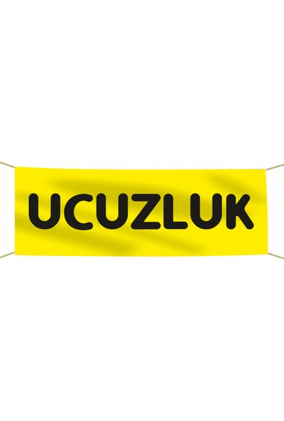 Özgüvenal Ucuzluk Afis Pankart 75 x 300 Özgüvenal Ucuzluk Afis Pankart 75 x 300
