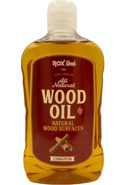 Rox Wood 0121 Tarçınlı Doğal Ahşap Yağı 500 ml Rox Wood 0121 Tarçınlı Doğal Ahşap Yağı 500 ml