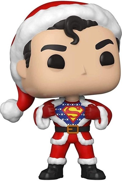 Funko Pop Heroes Dc Holiday Superman With Sweater