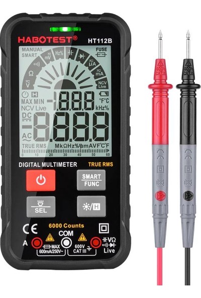 Anunnaki Habotest HT112B Akıllı Dijital Nvc Dedektörü Analog Multimetre HT112-B Anunnaki Habotest HT112B Akıllı Dijital Nvc Dedektörü Analog Multimetre HT112-B