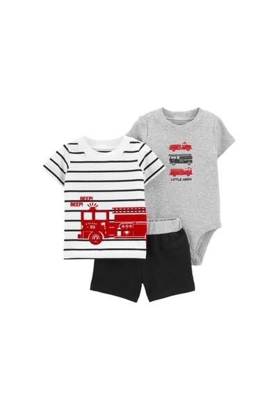Carter's Erkek Bebek 3'lü Set - Dcs 1K446010