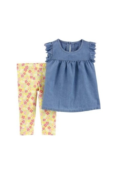 Carter's Küçük Kız Çocuk 2'li Set - Pw 2H327510
